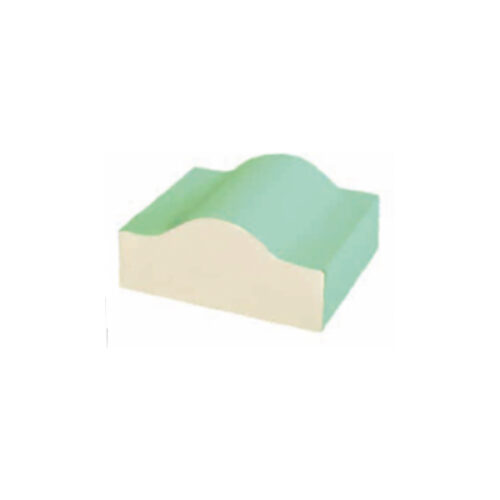 Base Morbida Onda Convessa Verde - Altezza 20CM - Arredo per Asili